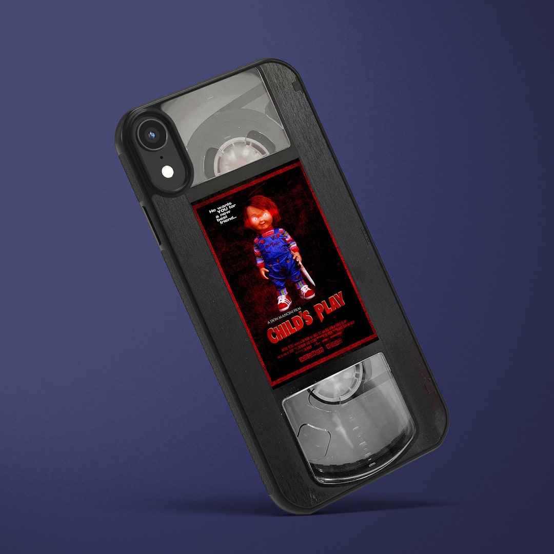 Retro VHS Childs Play Horror Phone Case iPhone 14 iPhone 13 iPhone 12 ...