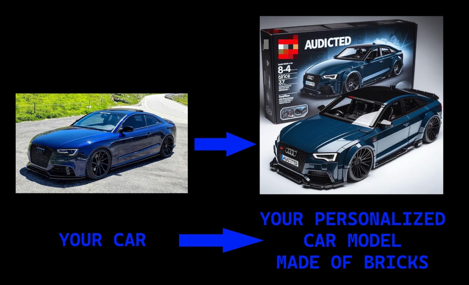 Custom Car Illustration, Your Own Car Custom Model, Car Gift for Him ...