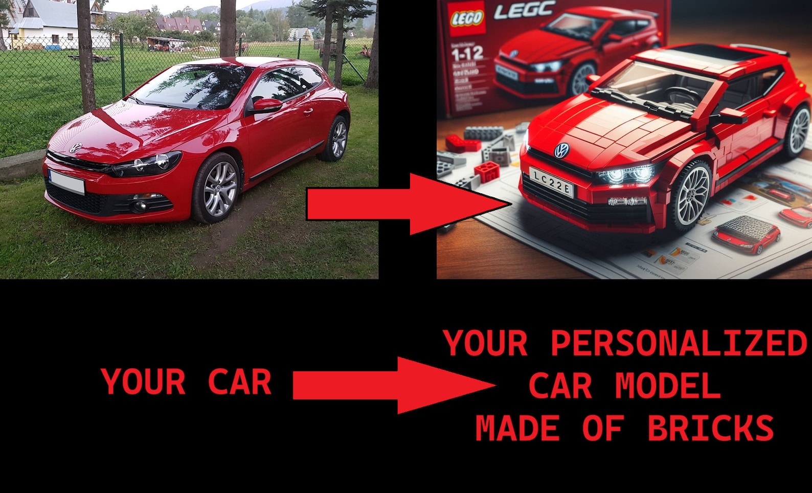 Custom Car Illustration, Your Own Car Custom Model, Car Gift for Him ...