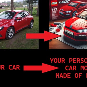 Custom Car Illustration, Your Own Car Custom Model, Car Gift for Him ...