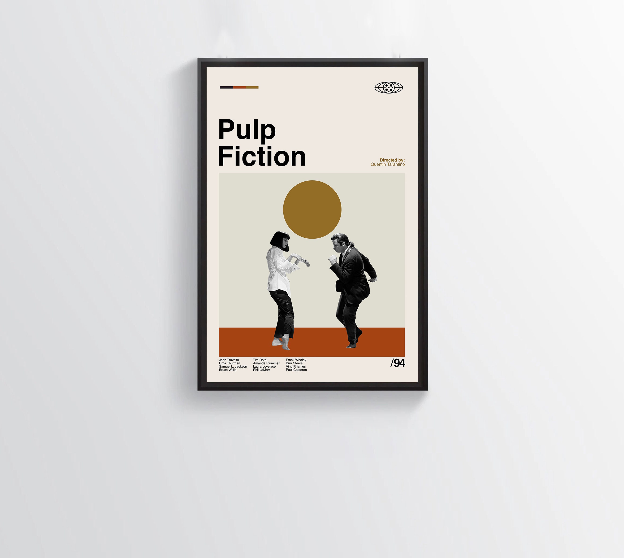 Pulp Fiction Movie Poster - Pulp Fiction Poster, Retro Modern, Vintage ...