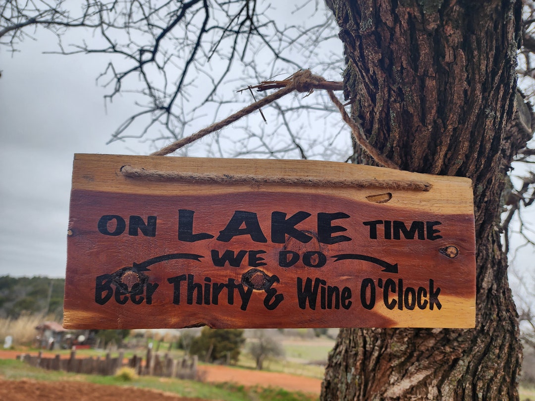 Lake Sign - Etsy