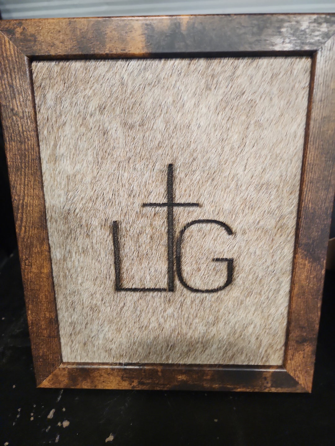 Custom Framed Cowhide - Etsy