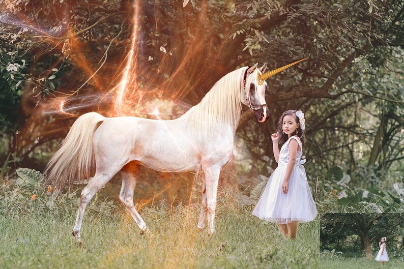 11 Unicorn Photo Overlays, Photoshop Overlay, Digital Overlay, Magic ...