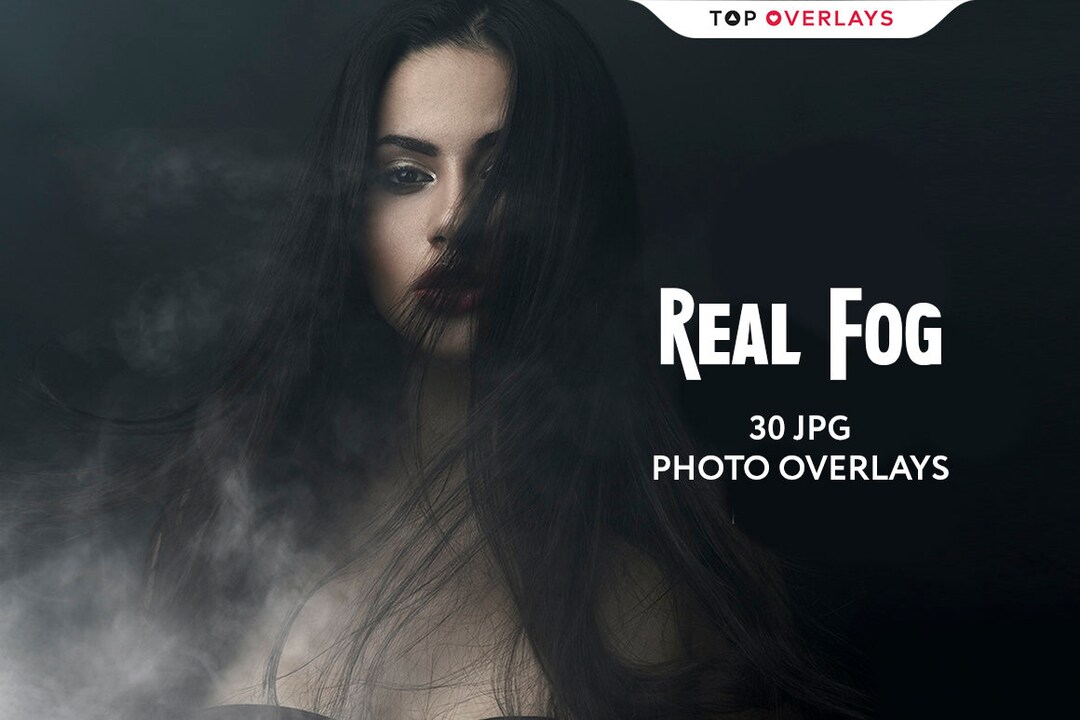 30 Fog Photo Overlays, Digital Fog, Overlays Photoshop, Texture ...