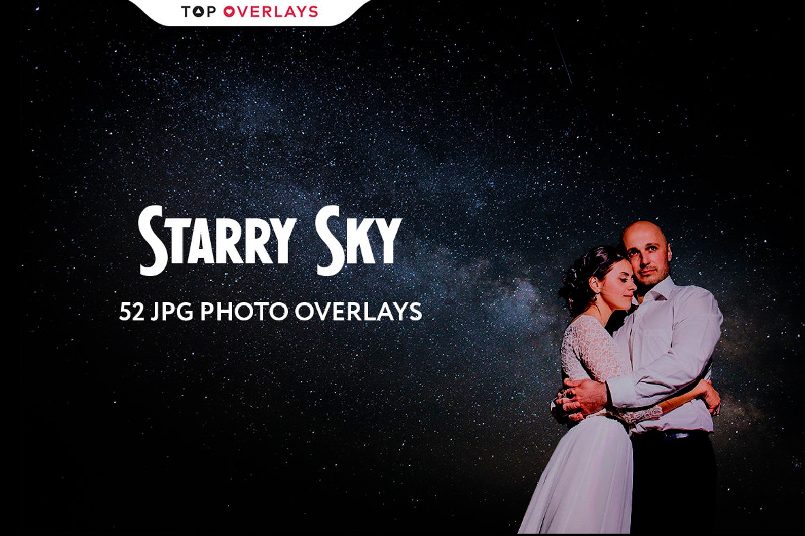 52 Starry Sky Photo Overlays, Stars Overlay, Digital Stars, Christmas ...