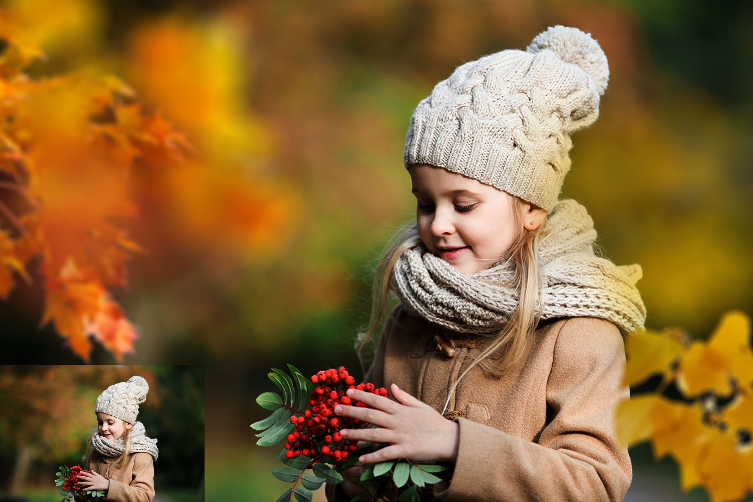 30 Autumn Branch Photo Overlays, Photoshop Overlay, Digital Overlay ...