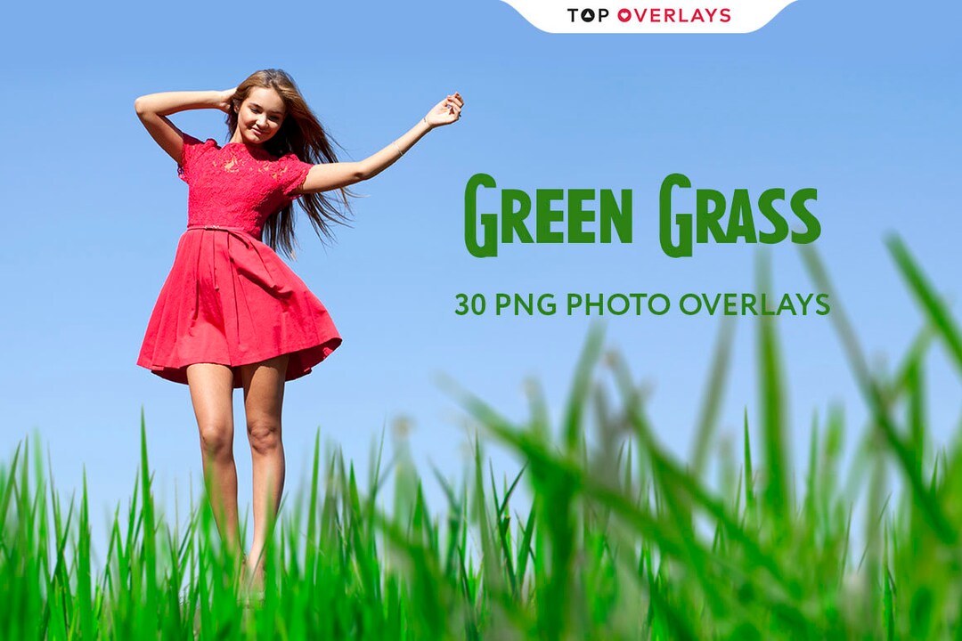 30 Green Grass Photo Overlays, Photoshop Overlays, Grass Background ...