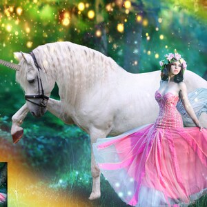 11 Unicorn Photo Overlays, Photoshop Overlay, Digital Overlay, Magic ...