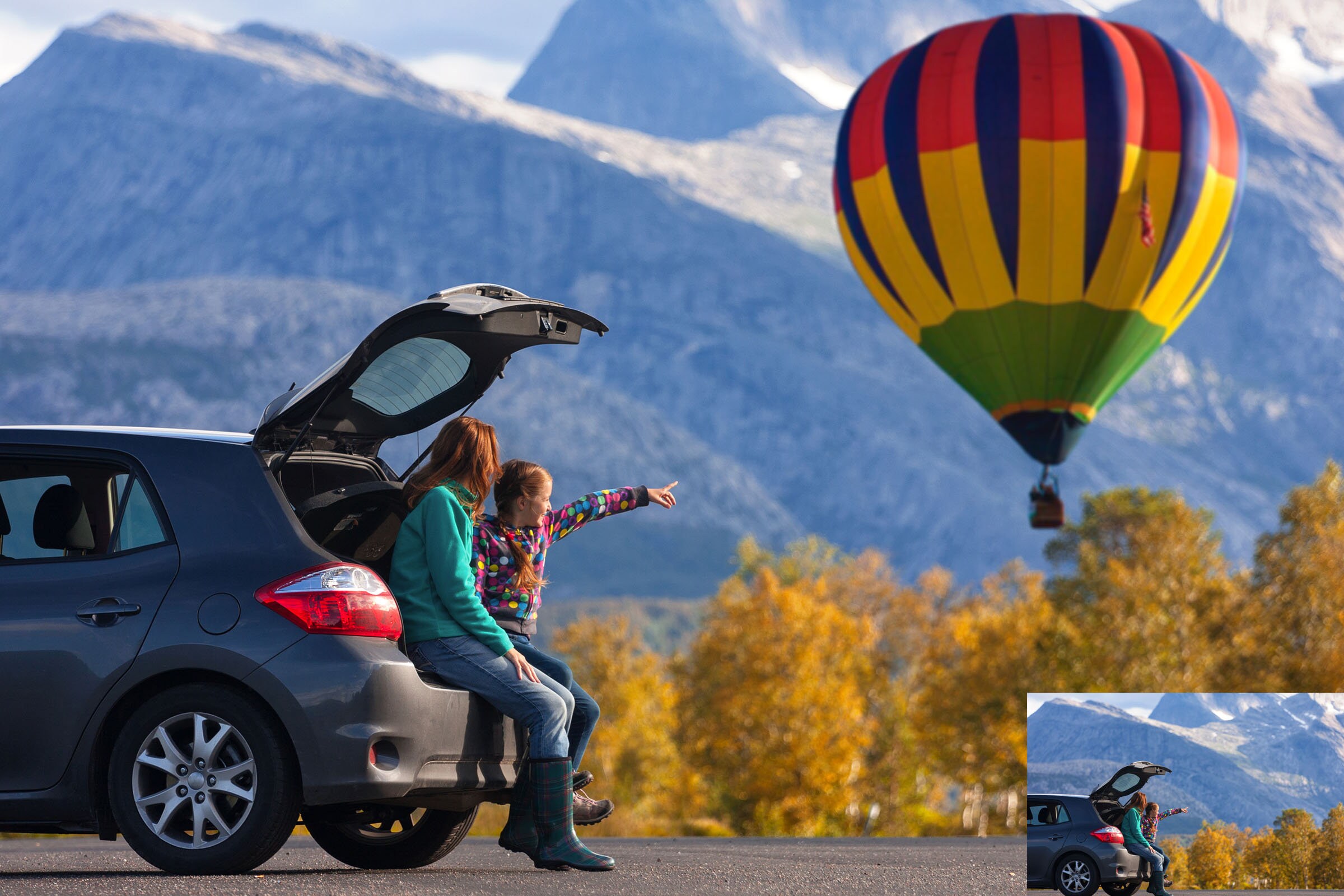 16 Hot Air Balloons Photo Overlays, Balloons, Sky Overlays, Photoshop ...