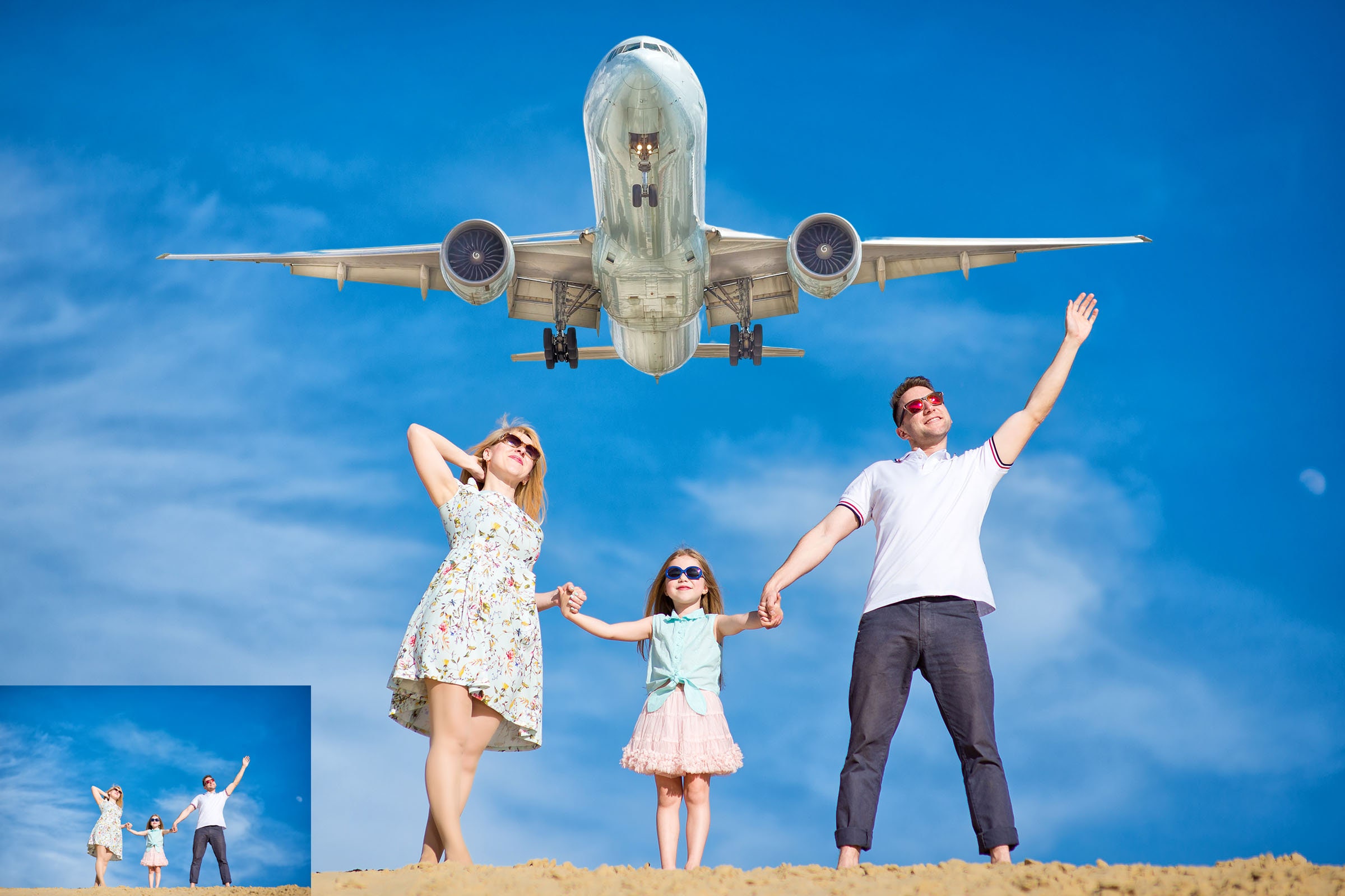 35 Airliners Photo Overlays, Airliner, Plane, Sky Overlays, Photoshop ...