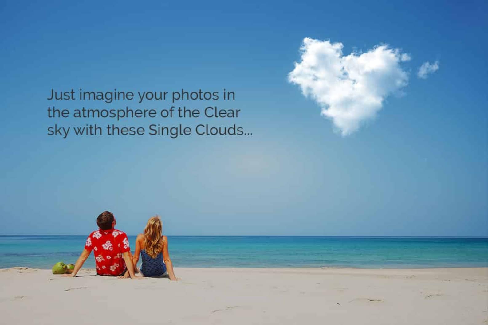 50 Single Clouds Photo Overlays, Sunset Overlays, Digital Sky ...