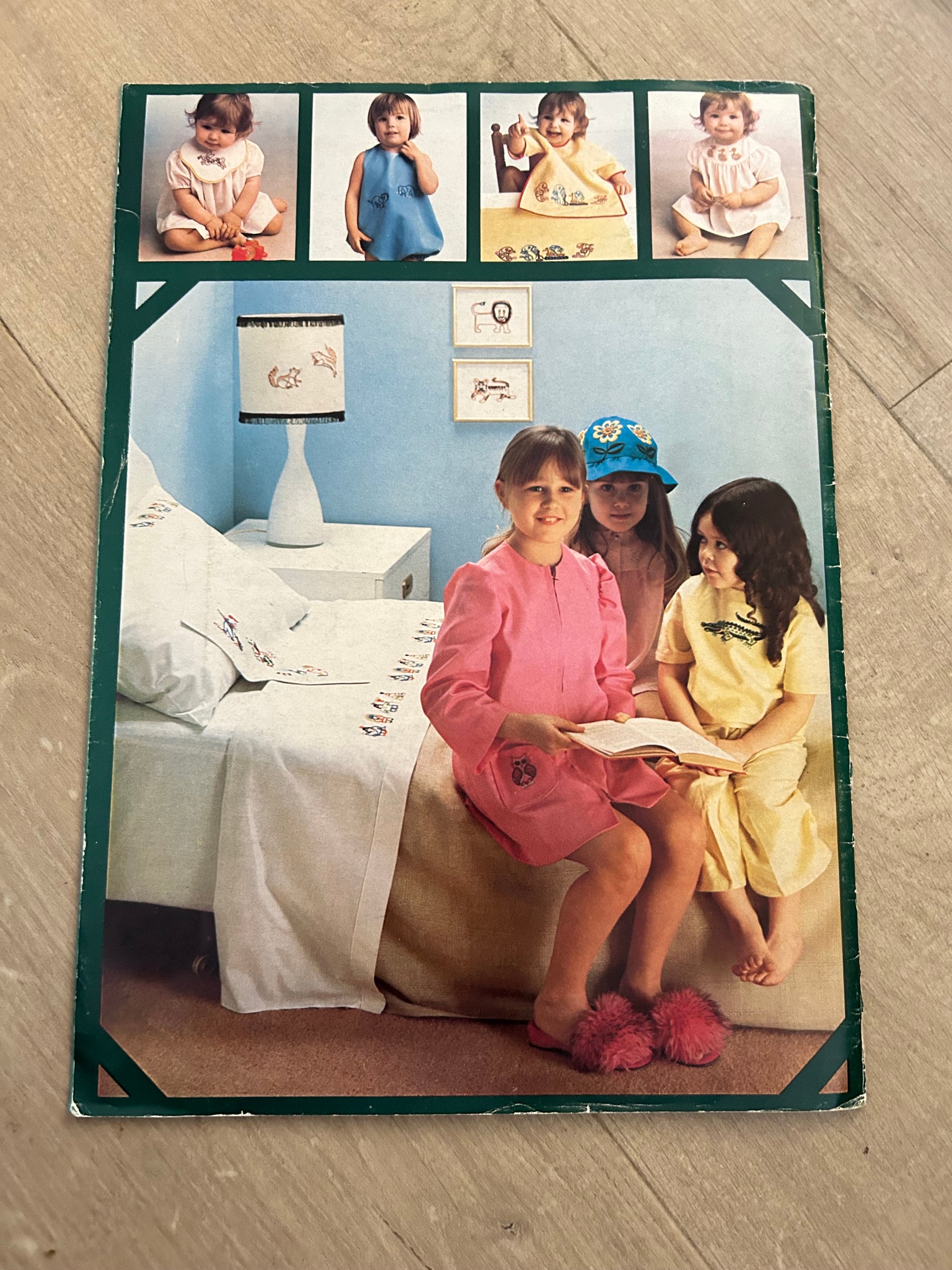 Children’s Motifs Vintage Embroidery Pattern Book 1970s - Etsy