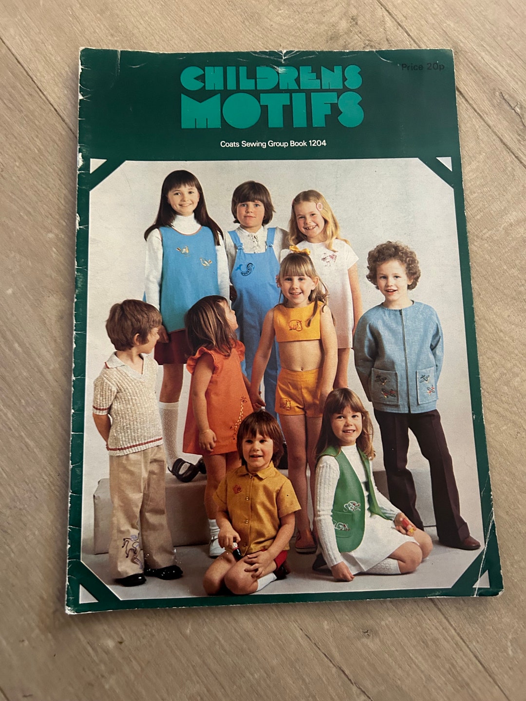 Children’s Motifs Vintage Embroidery Pattern Book 1970s - Etsy