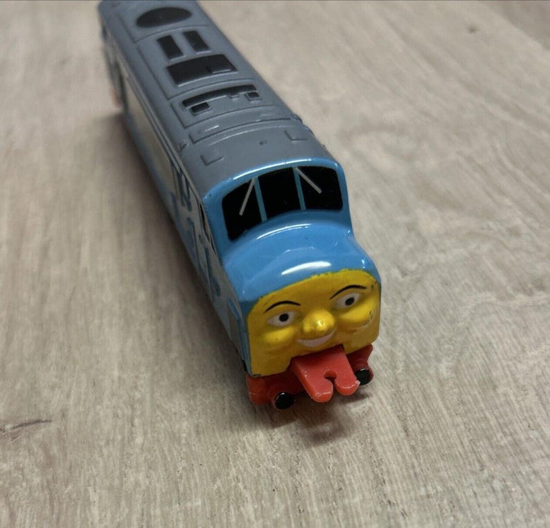 ERTL Thomas the Tank Engine & Friends Train DIESEL D199 Die Cast Train ...