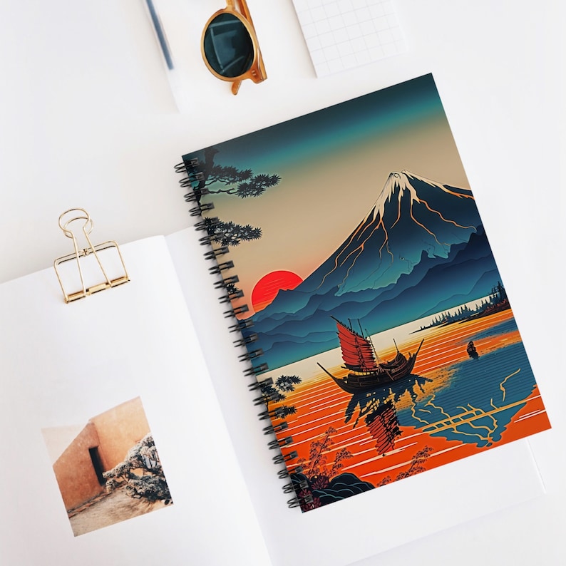 Japanese Drawing Art Ukiyo-e Landscape Painting Mount Fuji Japanese ...