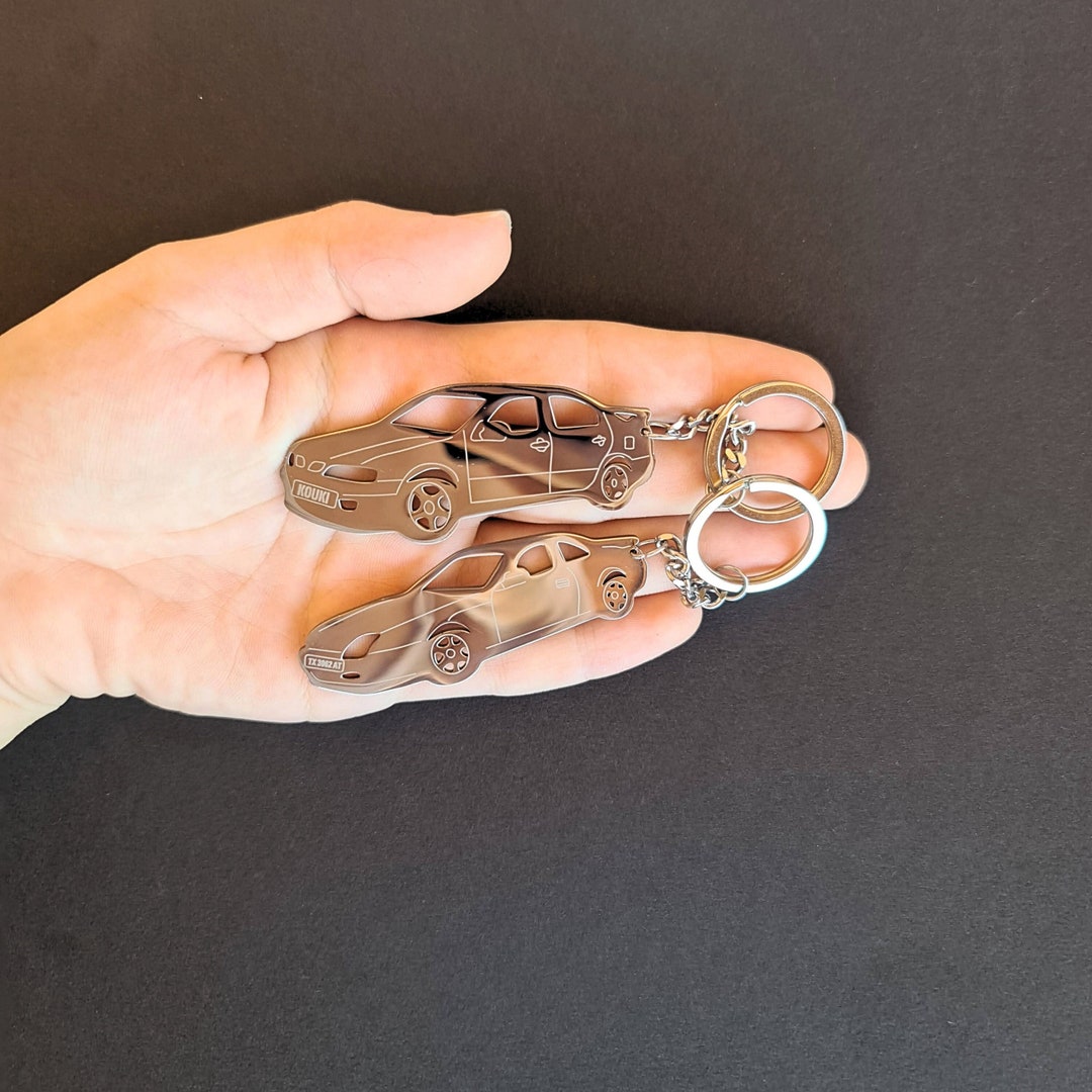 Personalized Car Model Keychain Metal With Your Car Gift for Dad Car ...