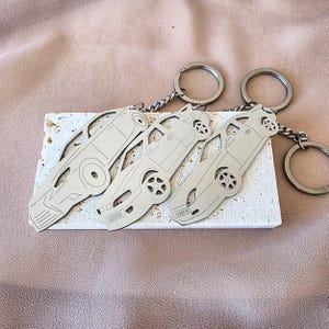 Personalized Car Model Keychain Metal With Your Car Gift for Dad Car ...