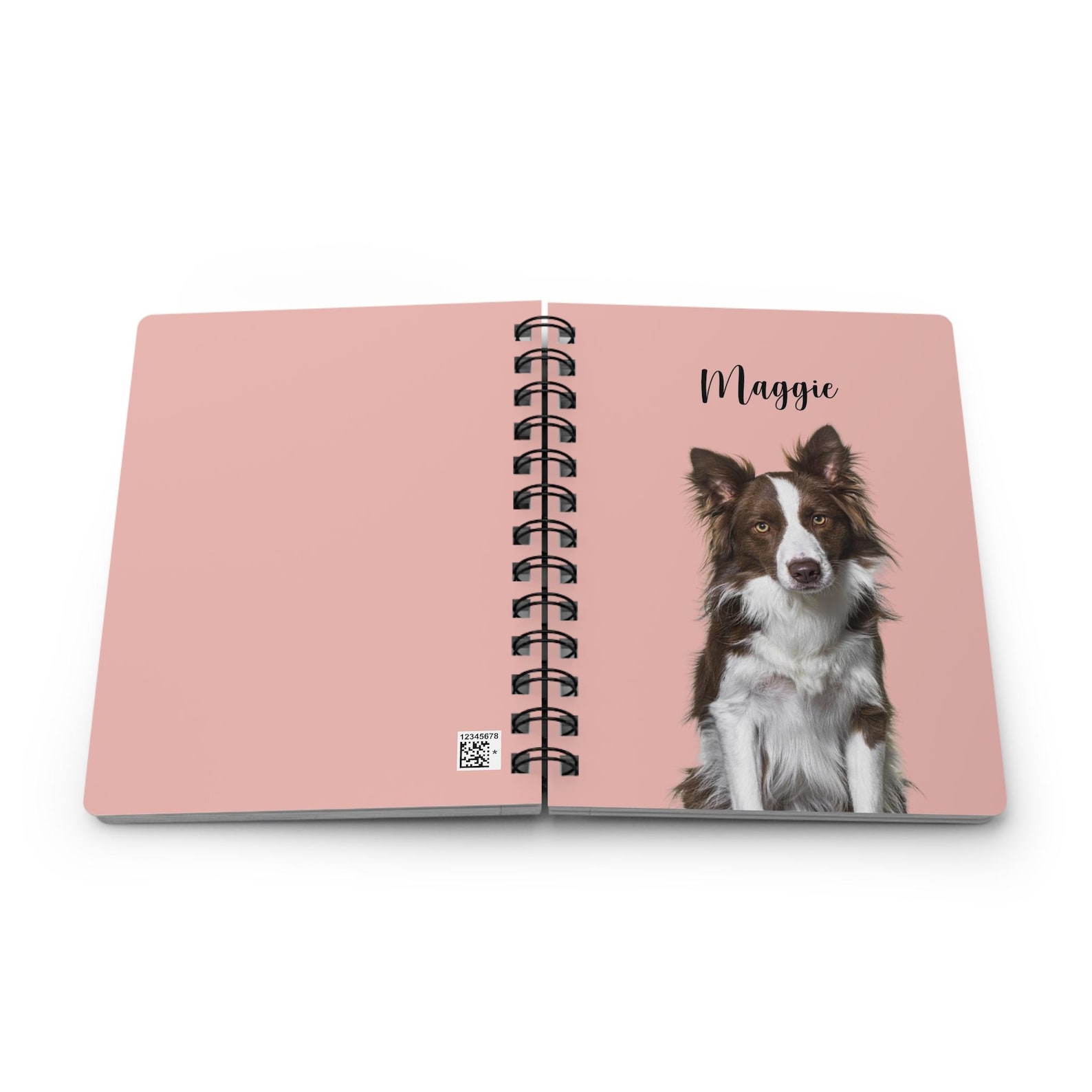 Custom Pet Photo Portrait Hardcover Journal Spiral Notebook ...