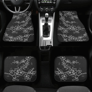 Cherry Blossom Sakura Car Floor Mats Set Custom JDM Car Mats Japanese ...