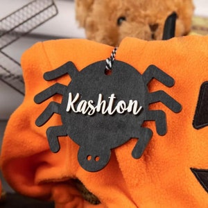 Personalized Halloween Name Boo Basket Tag Custom Spooky Bucket Tags ...