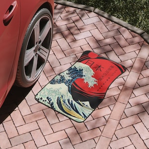 Kanagawa Wave Car Floor Mats JDM Floor Mats JDM Car Mats Japanese Art ...