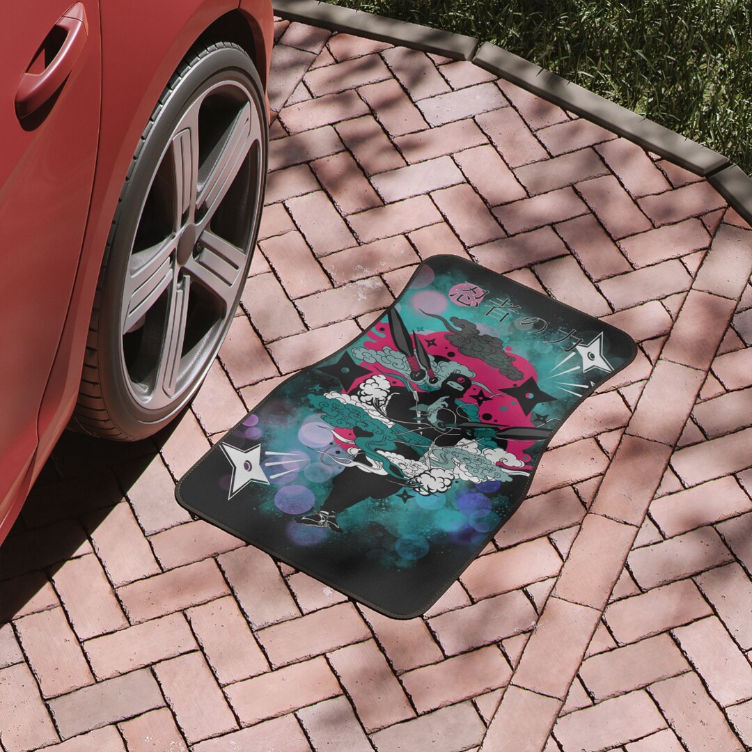 Ninja Anime Car Floor Mats Set Custom JDM Car Mats Japanese Inspired ...