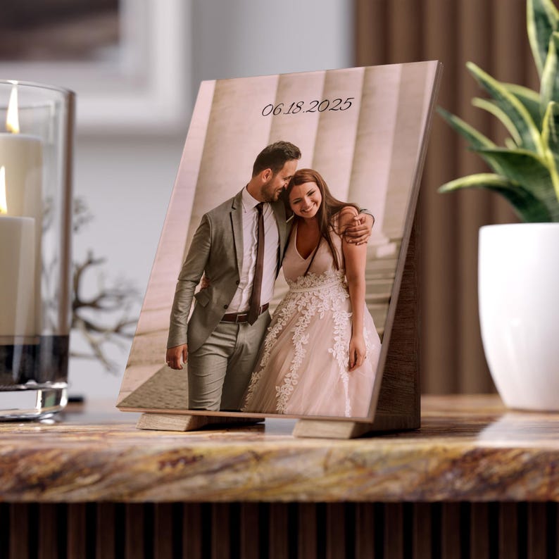 Custom Ceramic Photo Tile Personalized Rusty Family Picture Portrait ...