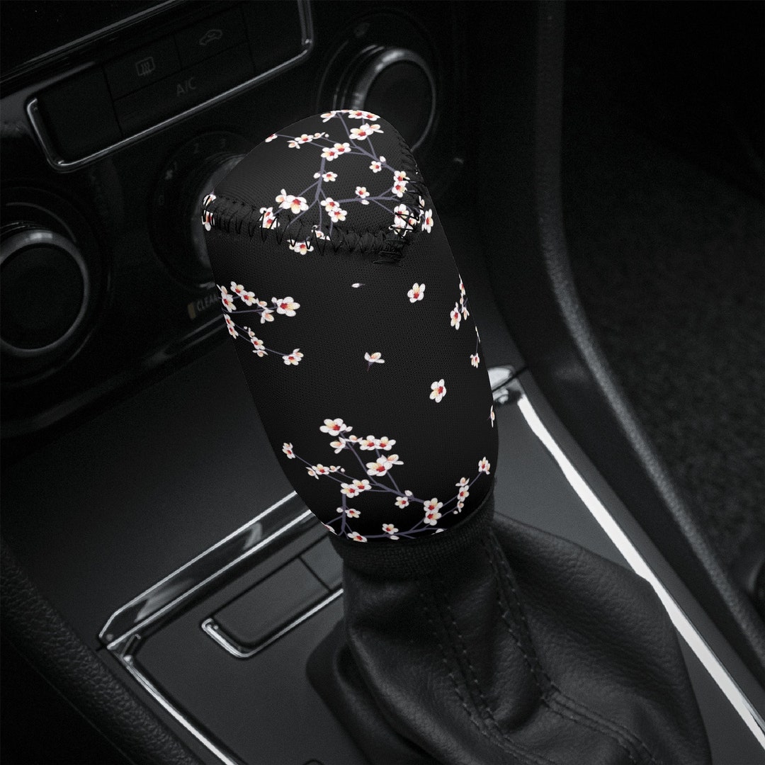 Cherry Blossom Sakura Car Shift Knob Cover Boot Custom JDM Japanese ...