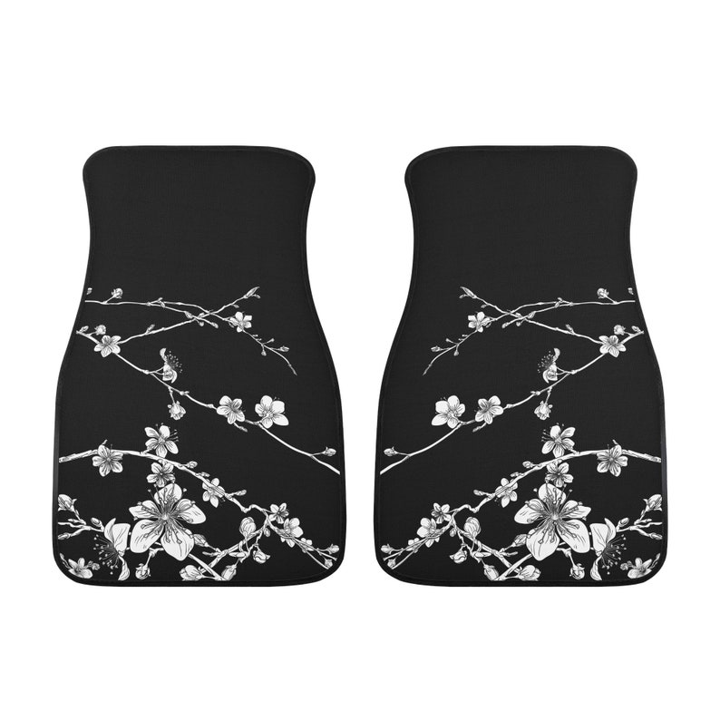 Cherry Blossom Sakura Car Floor Mats Set Custom JDM Car Mats Japanese ...