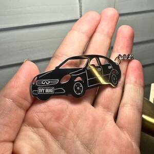 Personalized Car Model Keychain Metal With Your Car Gift for Dad Car ...