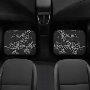 Cherry Blossom Sakura Car Floor Mats Set Custom JDM Car Mats Japanese ...
