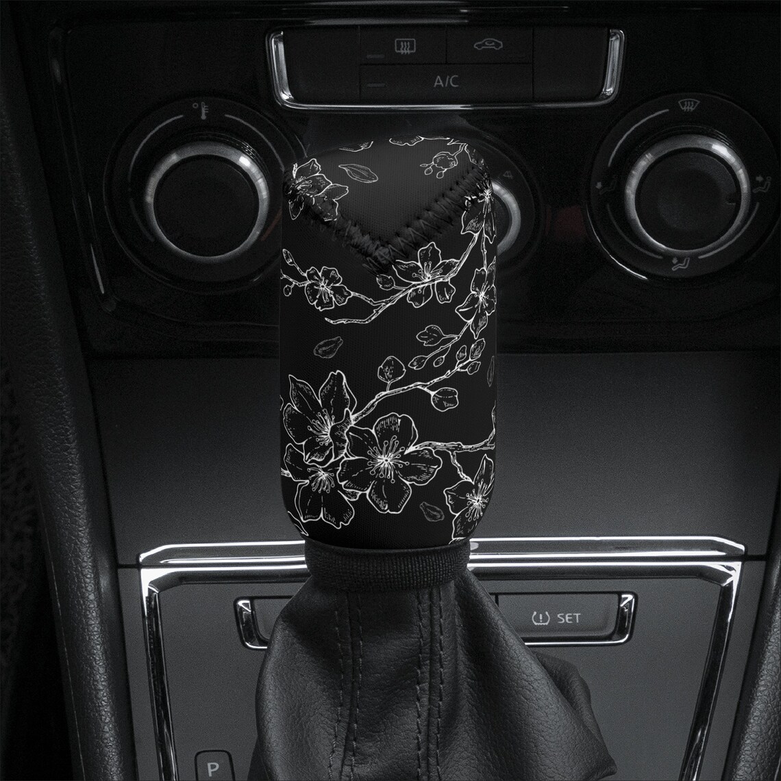 Cherry Blossom Sakura Car Shift Knob Cover Boot Custom JDM Japanese ...