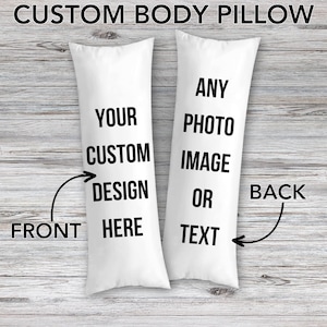 Custom Body Pillow Cover Personalized Anime Picture Hugging Lumbar Long ...