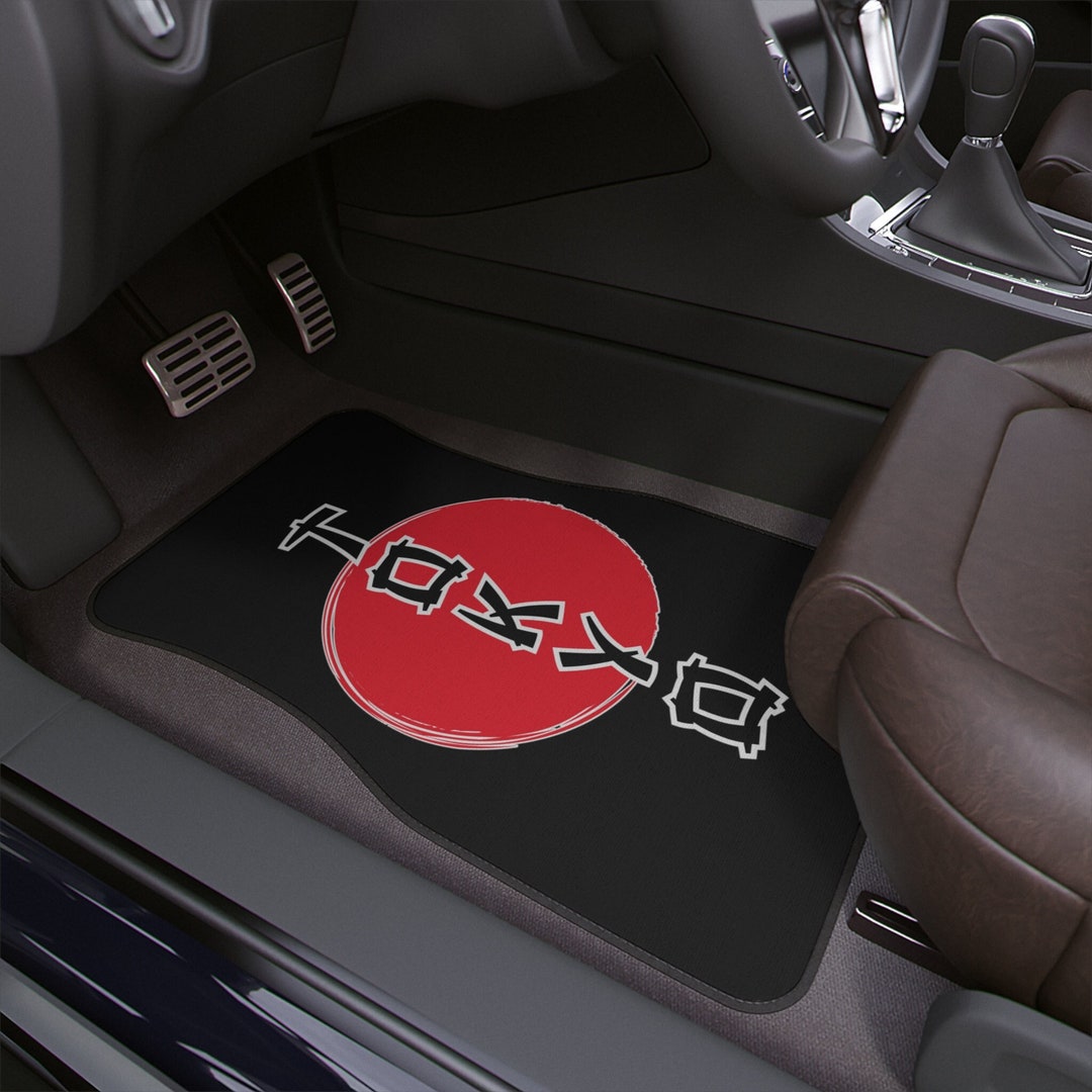 Tokyo Japan Front Car Floor Mats Set Japanese Inspired Tokyo City ...