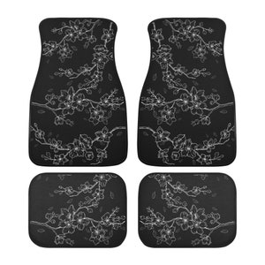 Cherry Blossom Sakura Car Floor Mats Set Custom JDM Car Mats Japanese ...
