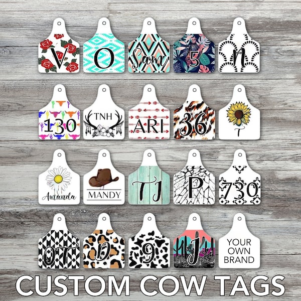 Custom Cow Tag for Cattle - Etsy