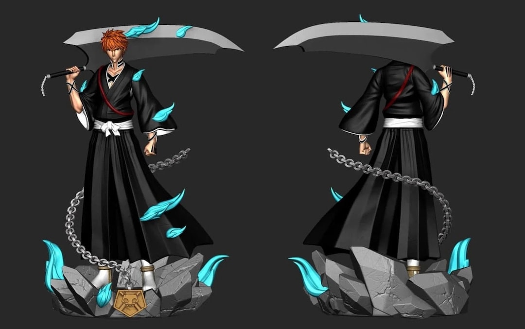 Bleach Kurosaki Ichigo Stl 3D Prints Files Anime Stl 3D - Etsy Australia