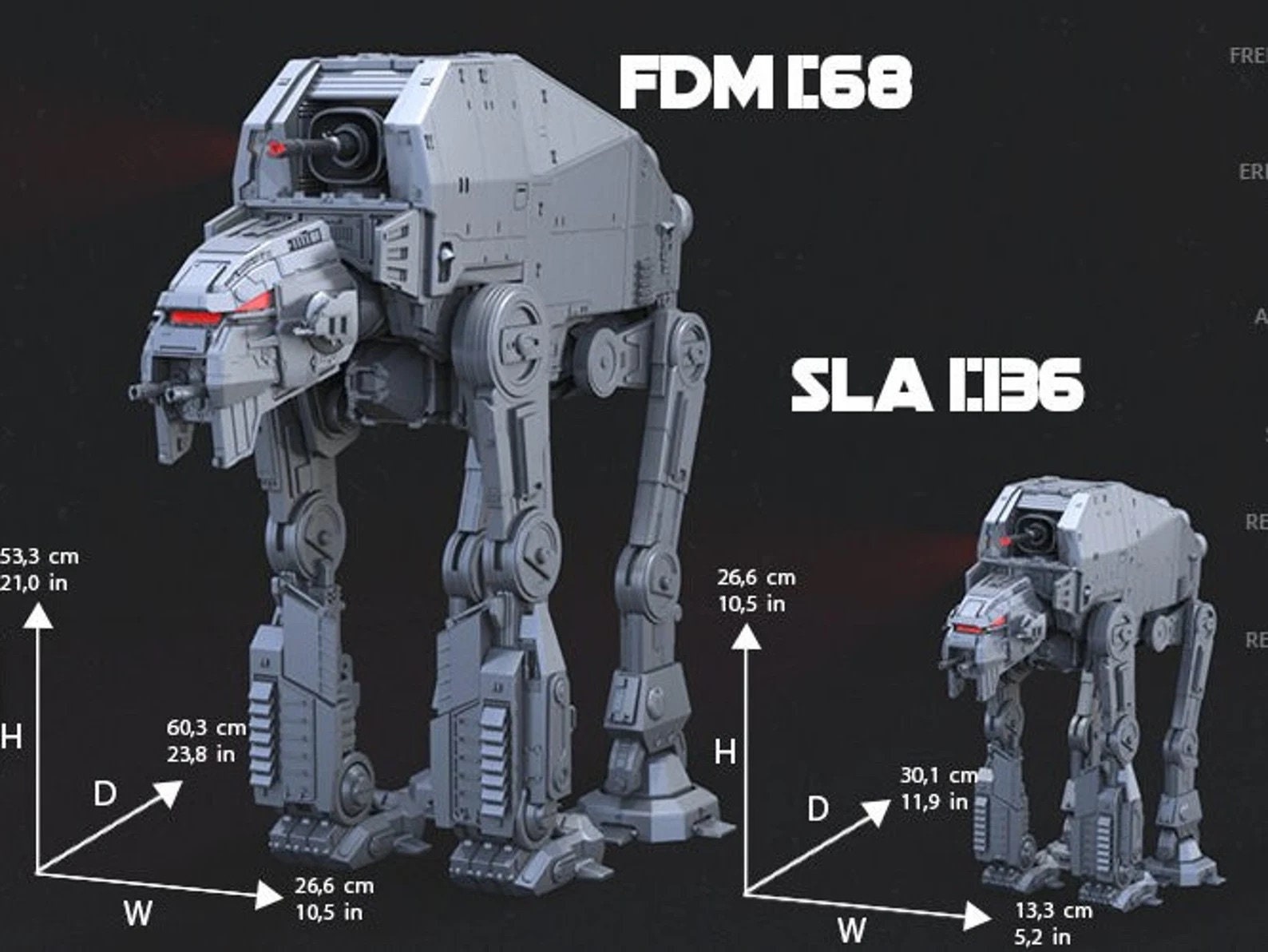 AT-M6 Walker 3D Print Model STL File - Etsy