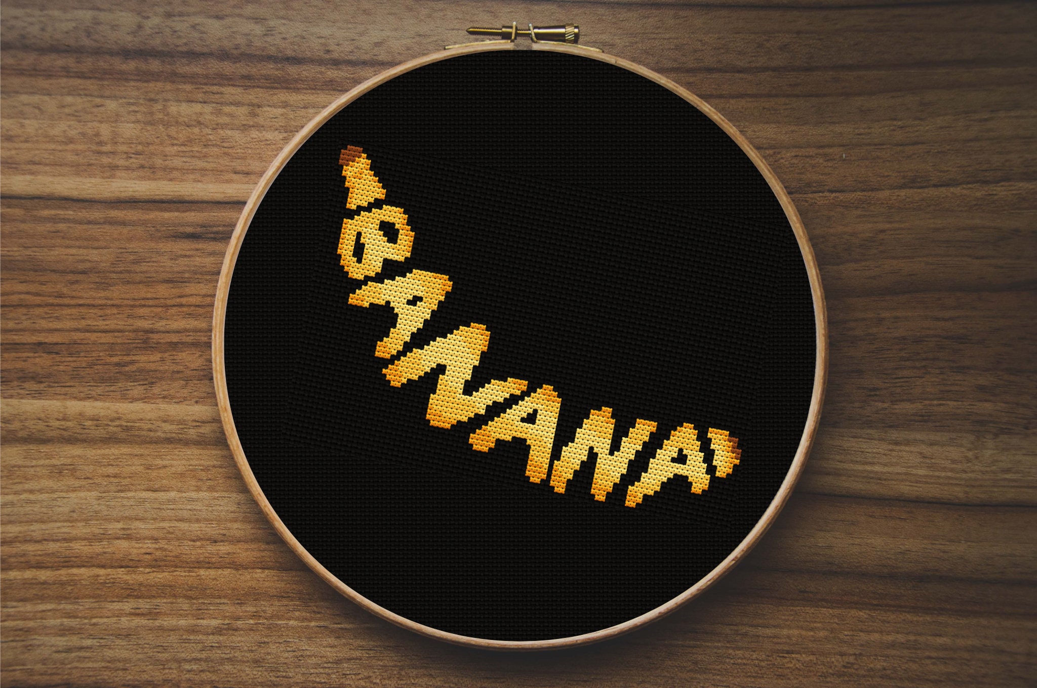 Banana Cross Stitch Pattern / Fruit Embroidery Chart Weaving - Etsy