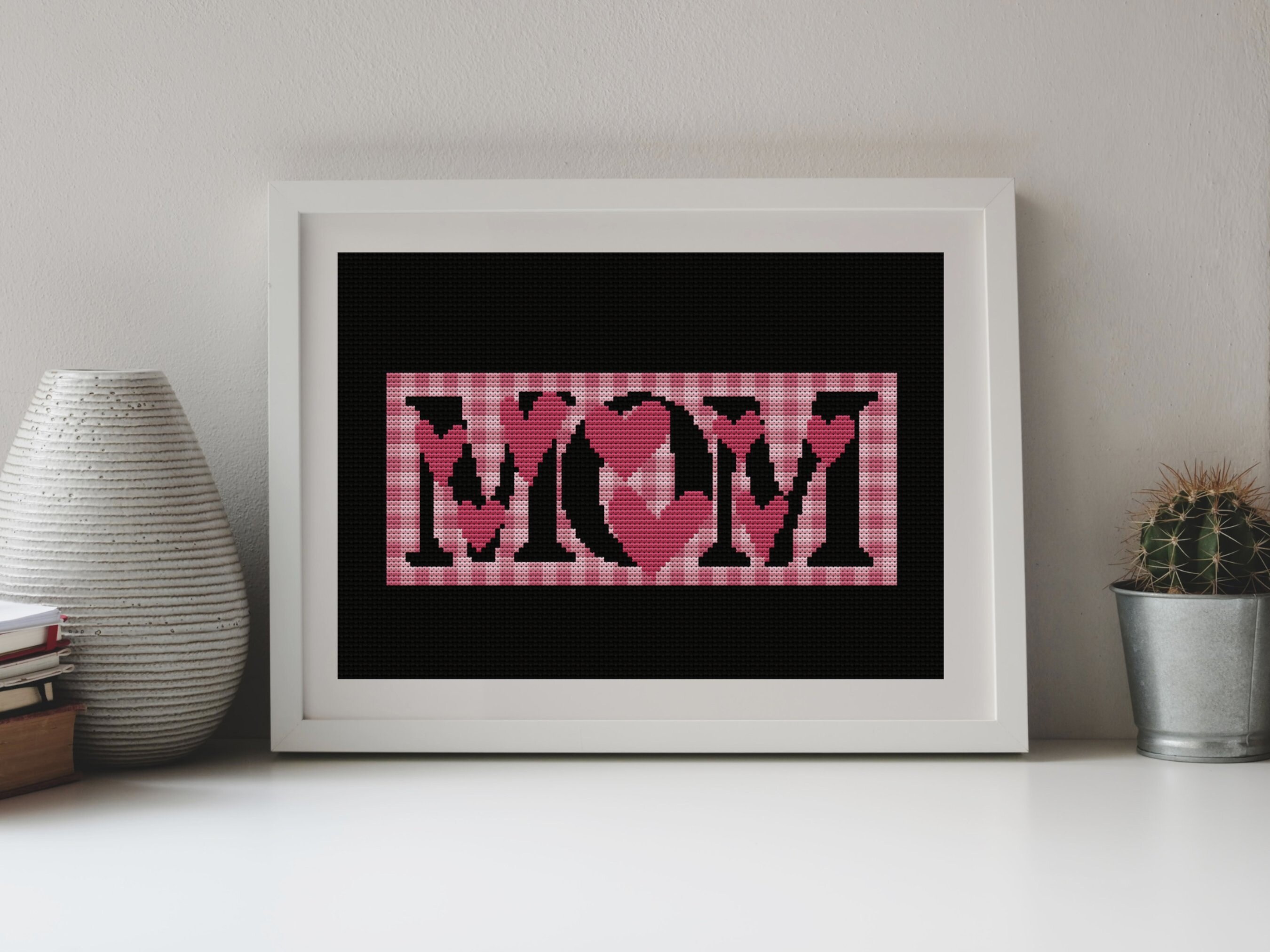 Mom Cross Stitch Pattern / Mother's Day Cross Stitch / Mother's Day ...