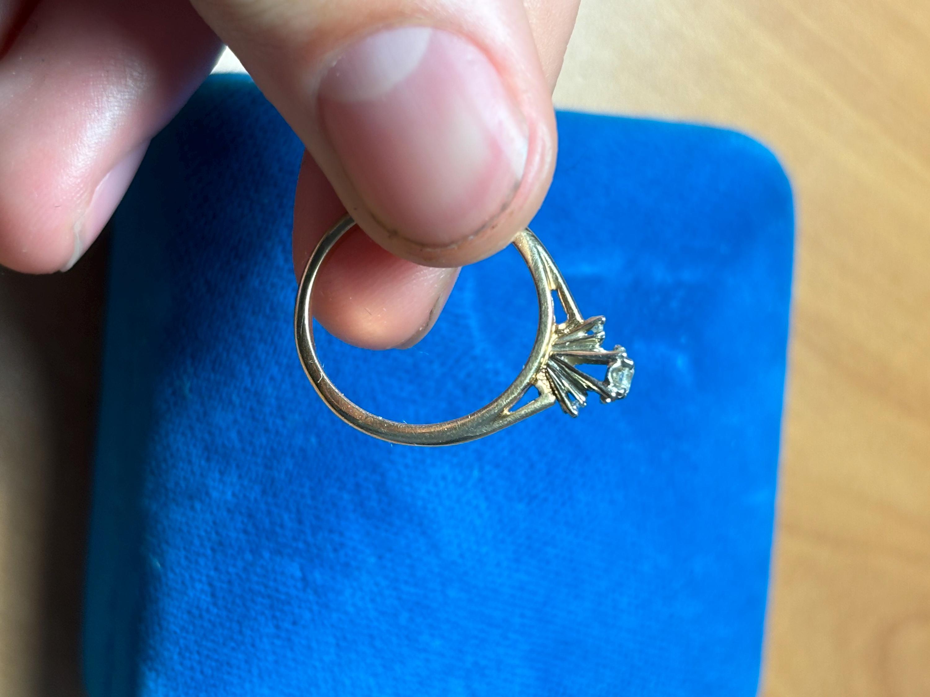 Vintage 10 Karat Gold Birks Ring With Original Box - Etsy