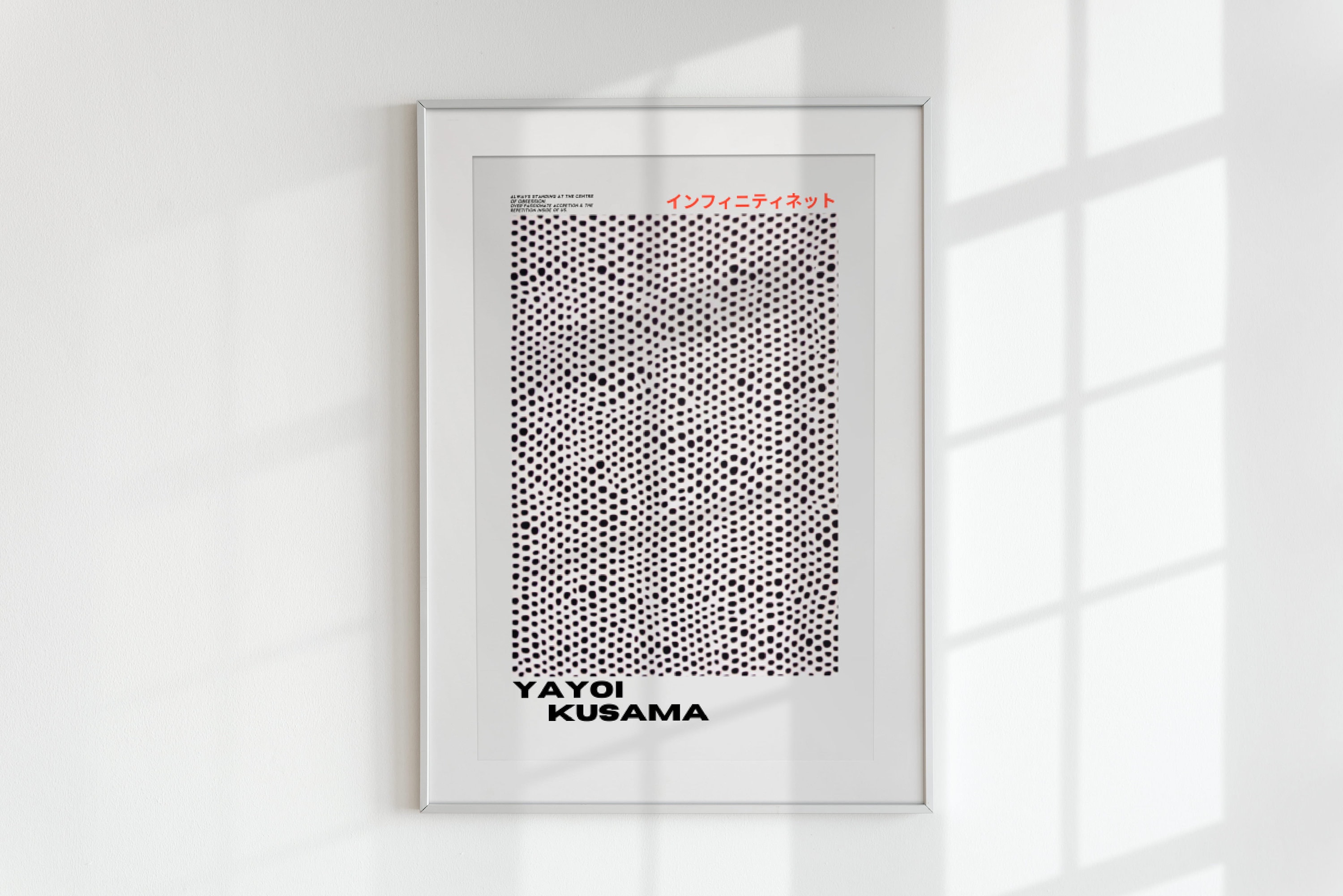 Yayoi Kusama Print, Printable Japanese Wall Art, Black and White Motif ...