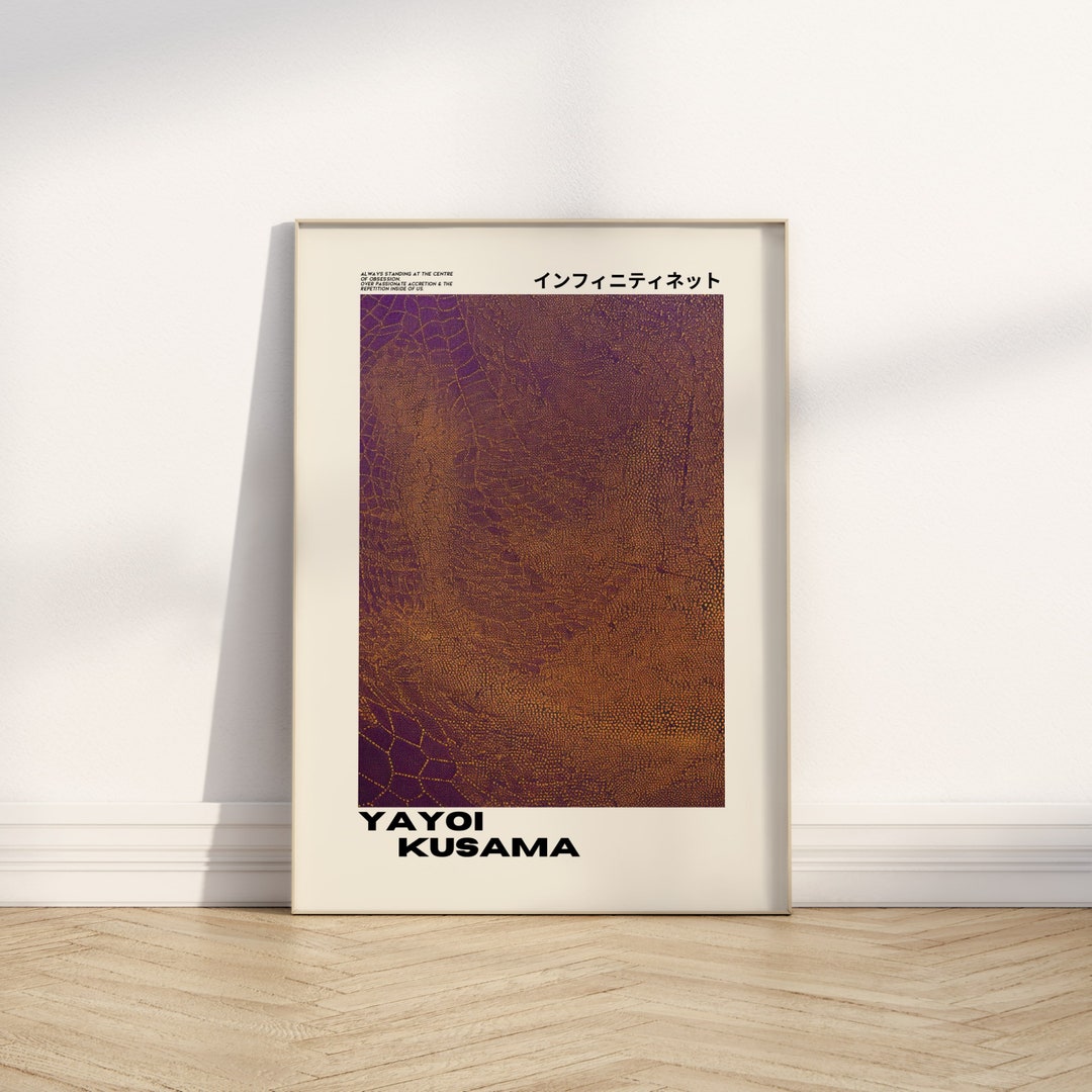 Yayoi Kusama Poster Print, Japanese Artwork, Inspirational Quote Print ...