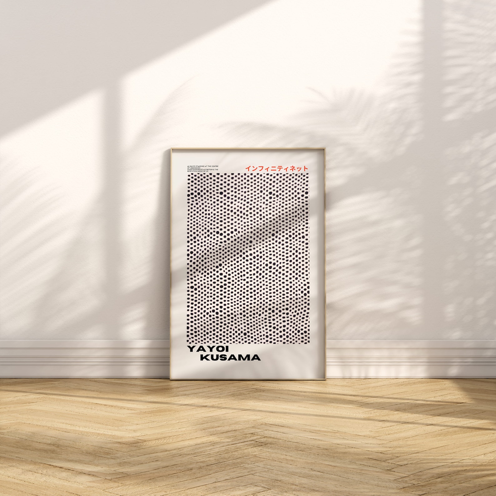 Yayoi Kusama Print, Printable Japanese Wall Art, Black and White Motif ...