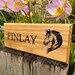 Stable Name Plate. Solid Oak Stable Sign. Equestrian Sign. - Etsy UK