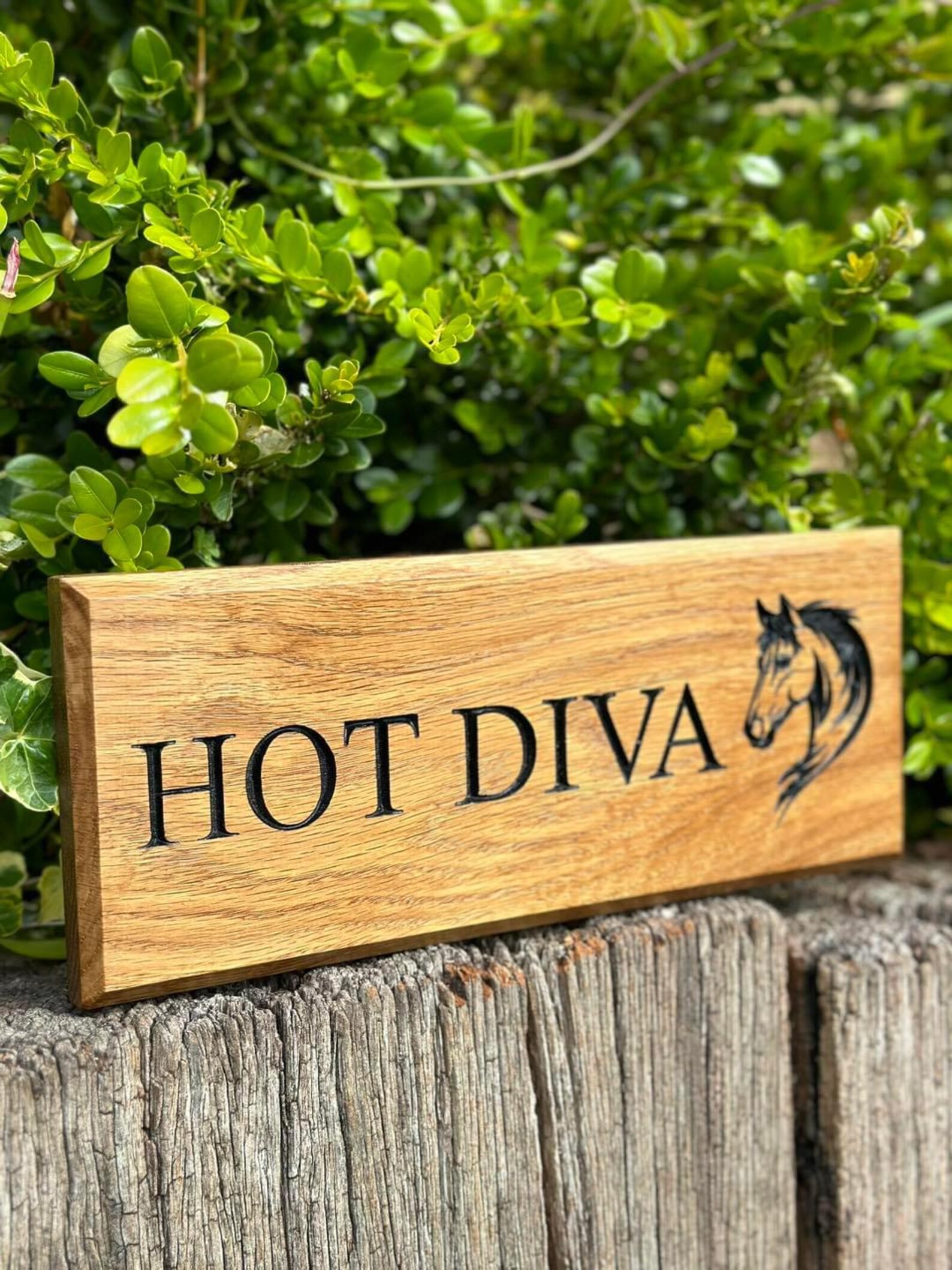 Stable Name Plate. Solid Oak Stable Sign. Equestrian Sign. - Etsy UK
