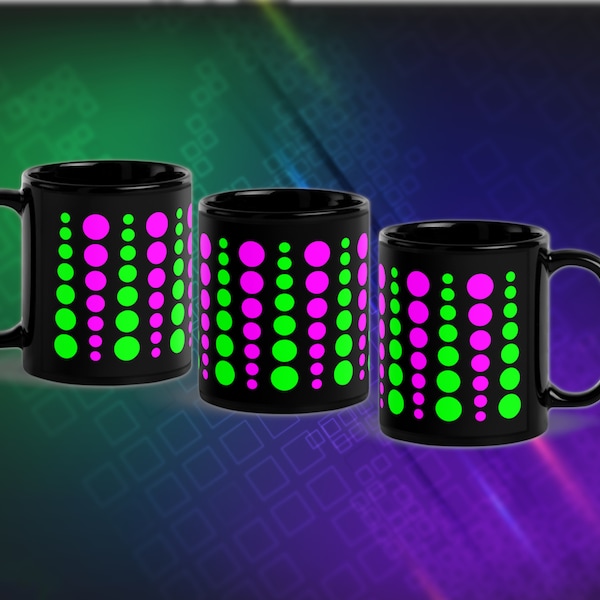 Polka Dot Coffee Cup - Etsy