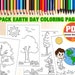 Earth Day Coloring Sheets Earthday Kids Coloring Sheet Activity Multi ...