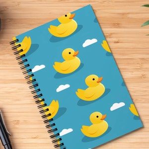 Cute Rubber Duck Notebook Graduation Gift Birthday Journal Diary Notes ...